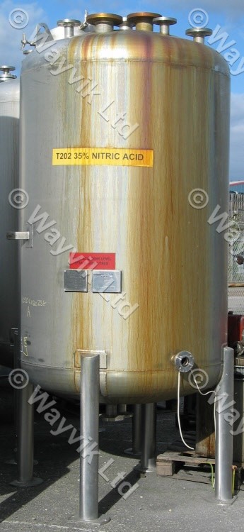 1001- 5000 Litres Stainless Steel Storage Vessel